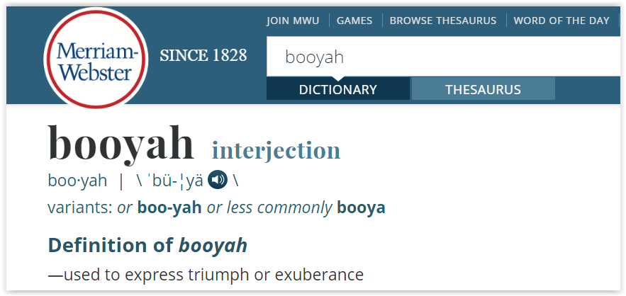 It’s Dictionary Day, yay! Or booyah… – John Ormston Copywriting